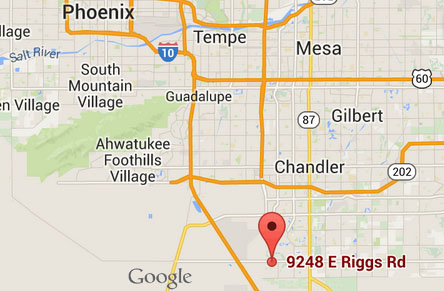 Riggs Road Map Phoenix Area